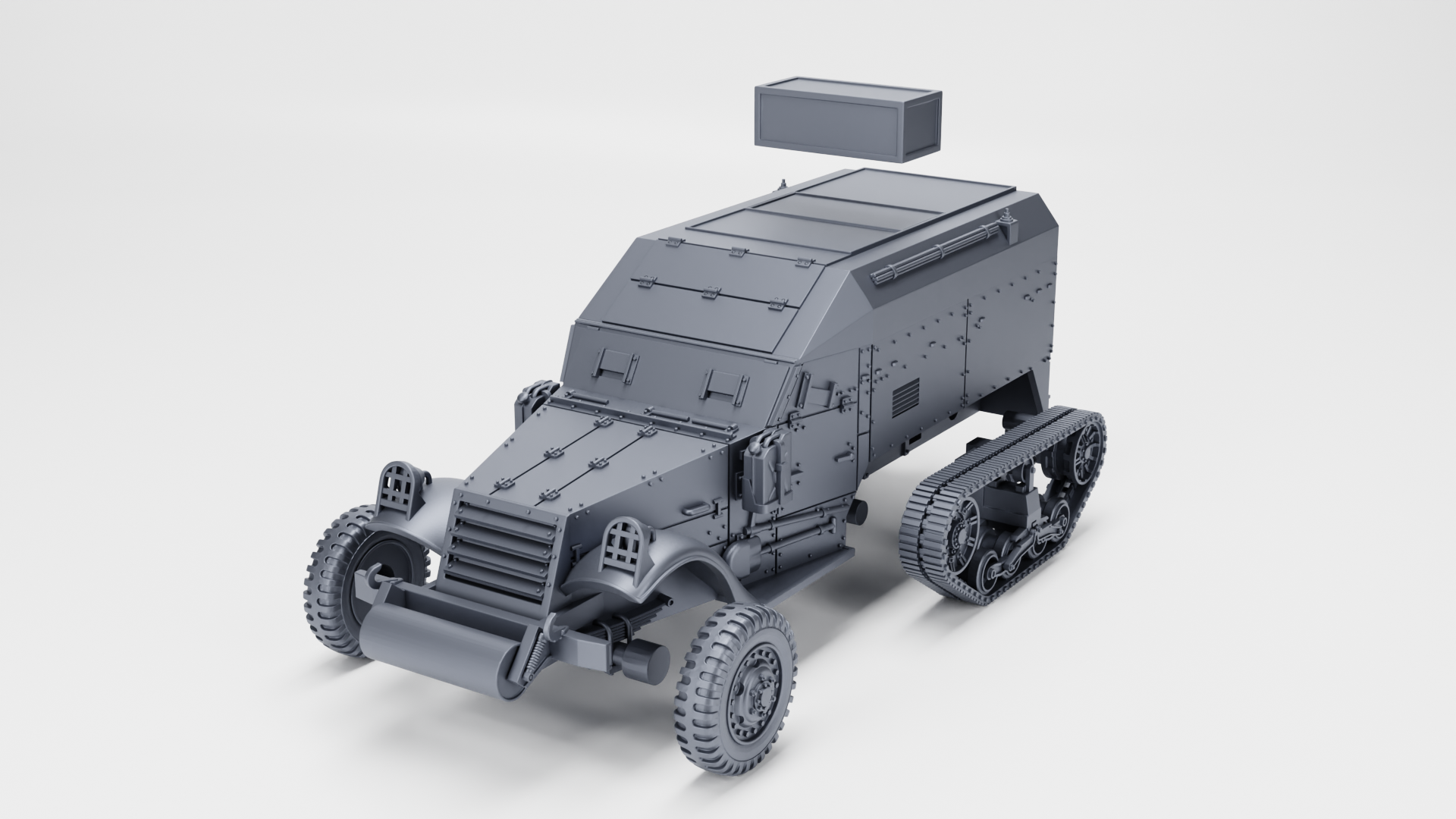 M3 Half-track - Command Version (US, WW2) by Wargame3D - Wargaming3D