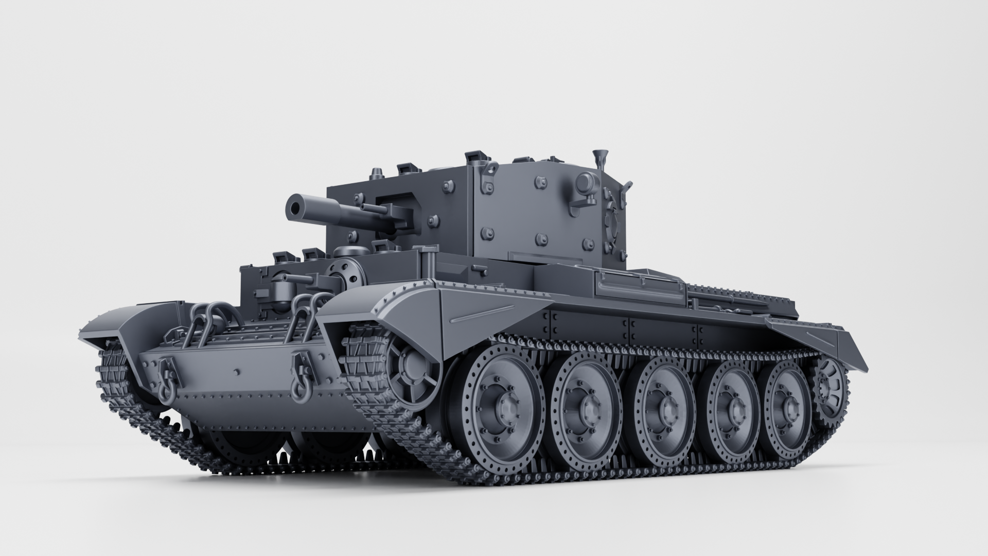 A27M Cromwell Mk.VI (CS) (95mm howitzer) (UK, WW2) by Wargame3D ...