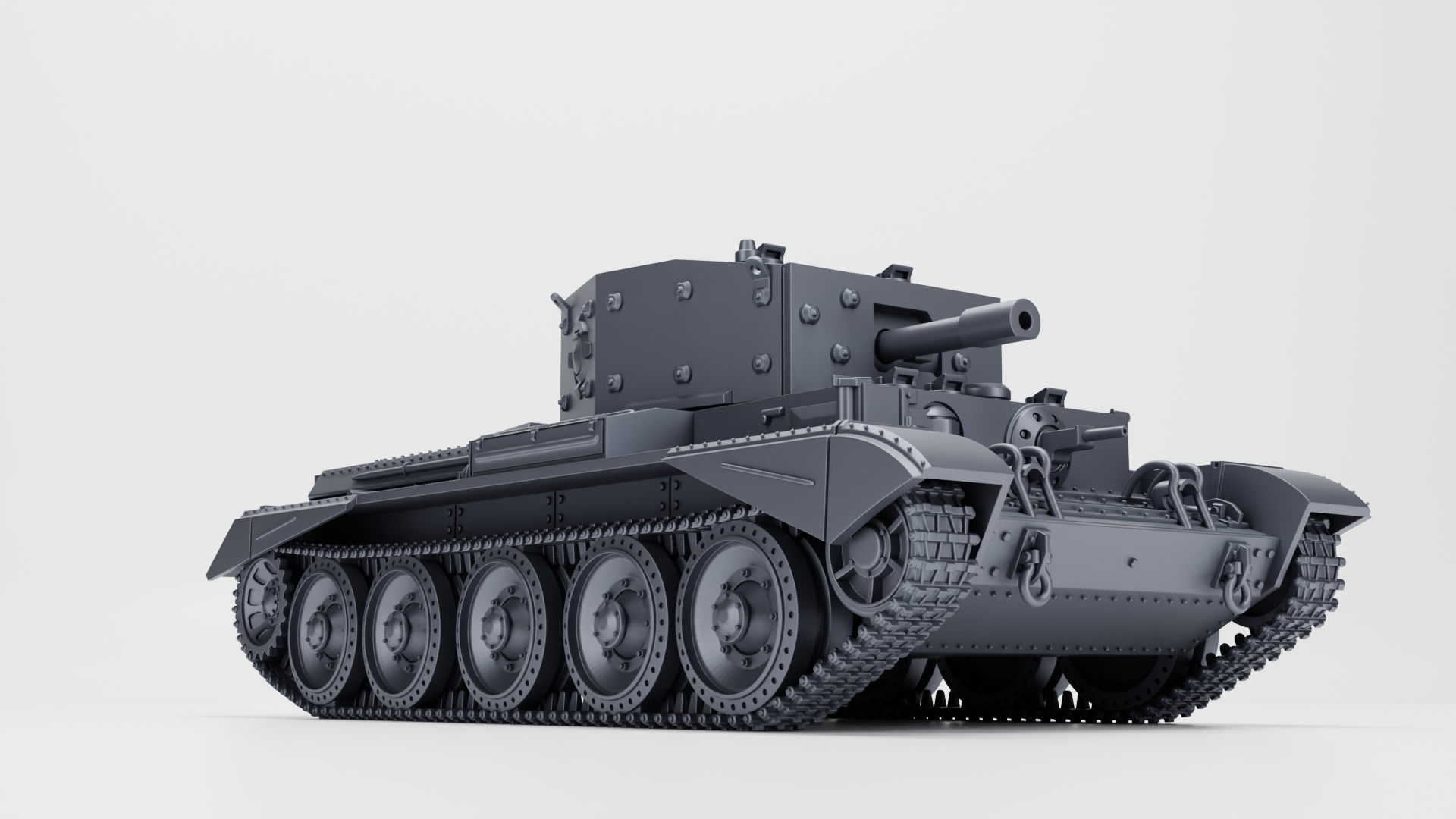 A27M Cromwell Mk.VI (CS) (95mm howitzer) (UK, WW2) by Wargame3D ...