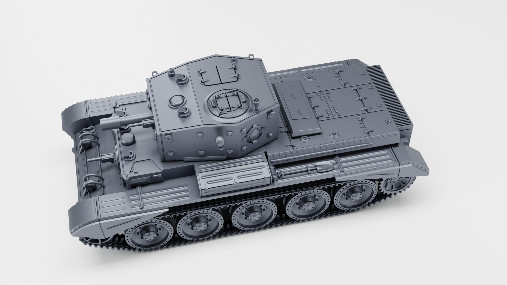 A27M Cromwell Mk.VI (CS) (95mm howitzer) (UK, WW2) by Wargame3D ...