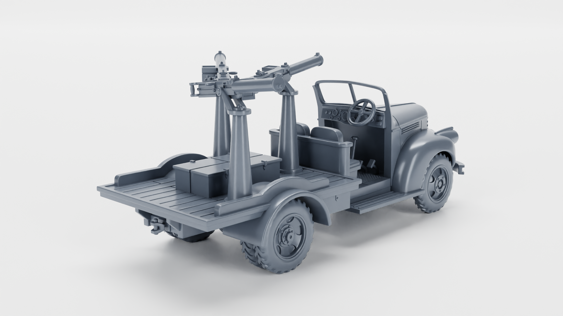 Fargo 1 ½ ton truck with Machine guns (KNIL, US, Canada, WW2) by ...