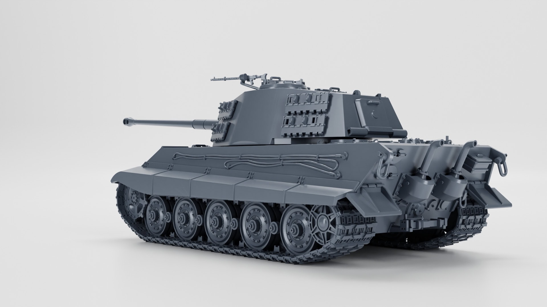 Tiger II Ausf.B (Sd.Kfz.182, King Tiger) Henschel+Porsche turrets + 3 ...