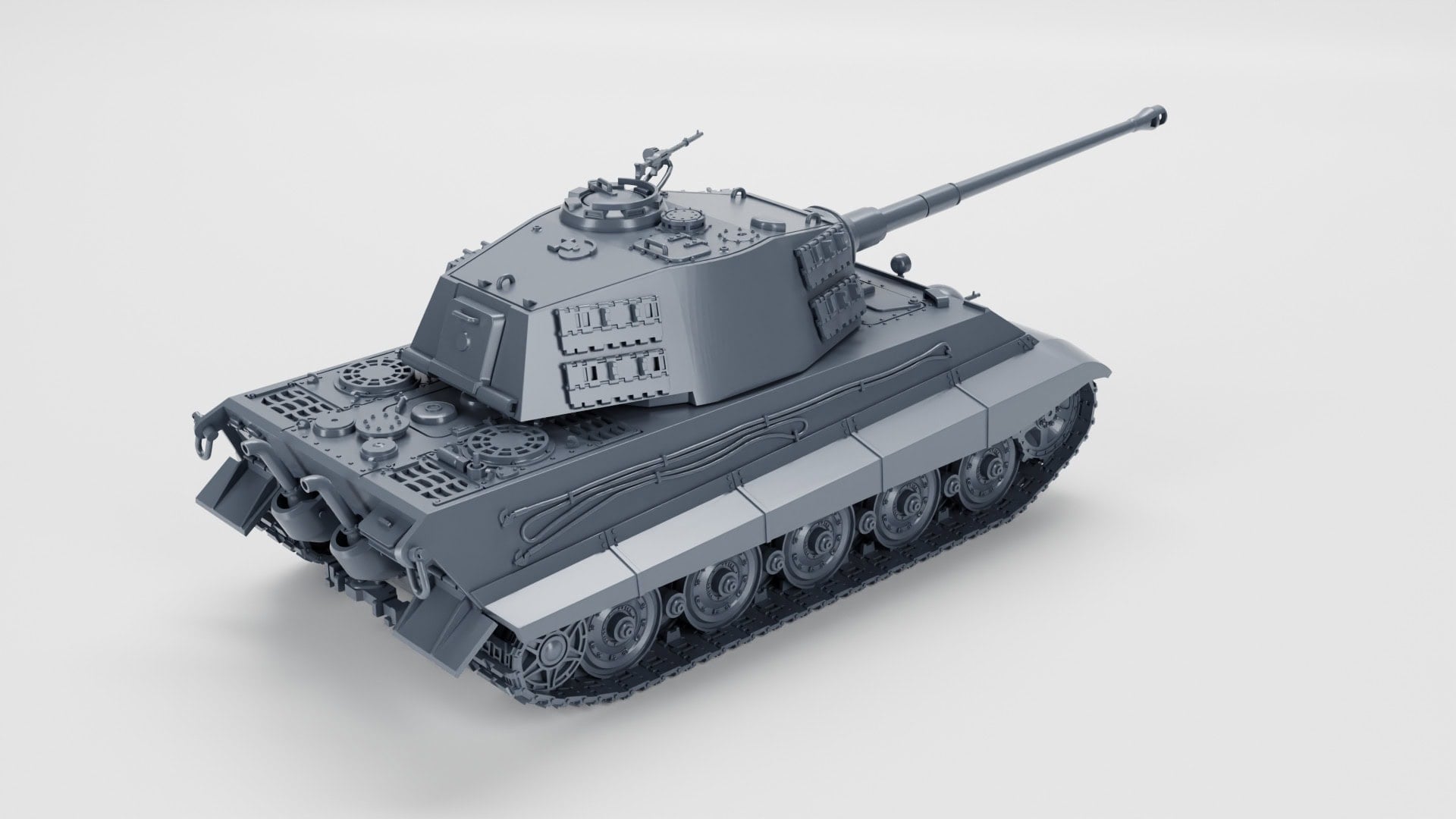 Tiger II Ausf.B (Sd.Kfz.182, King Tiger) Henschel+Porsche turrets + 3 ...