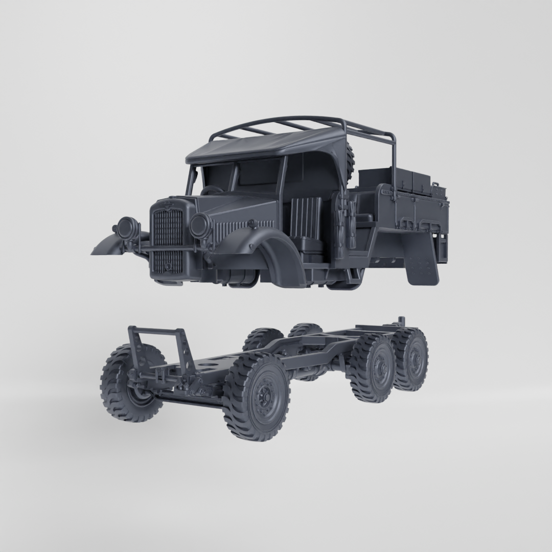 Morris CDSW 6x4 artillery tractor (UK, WW2) by Wargame3D - Wargaming3D
