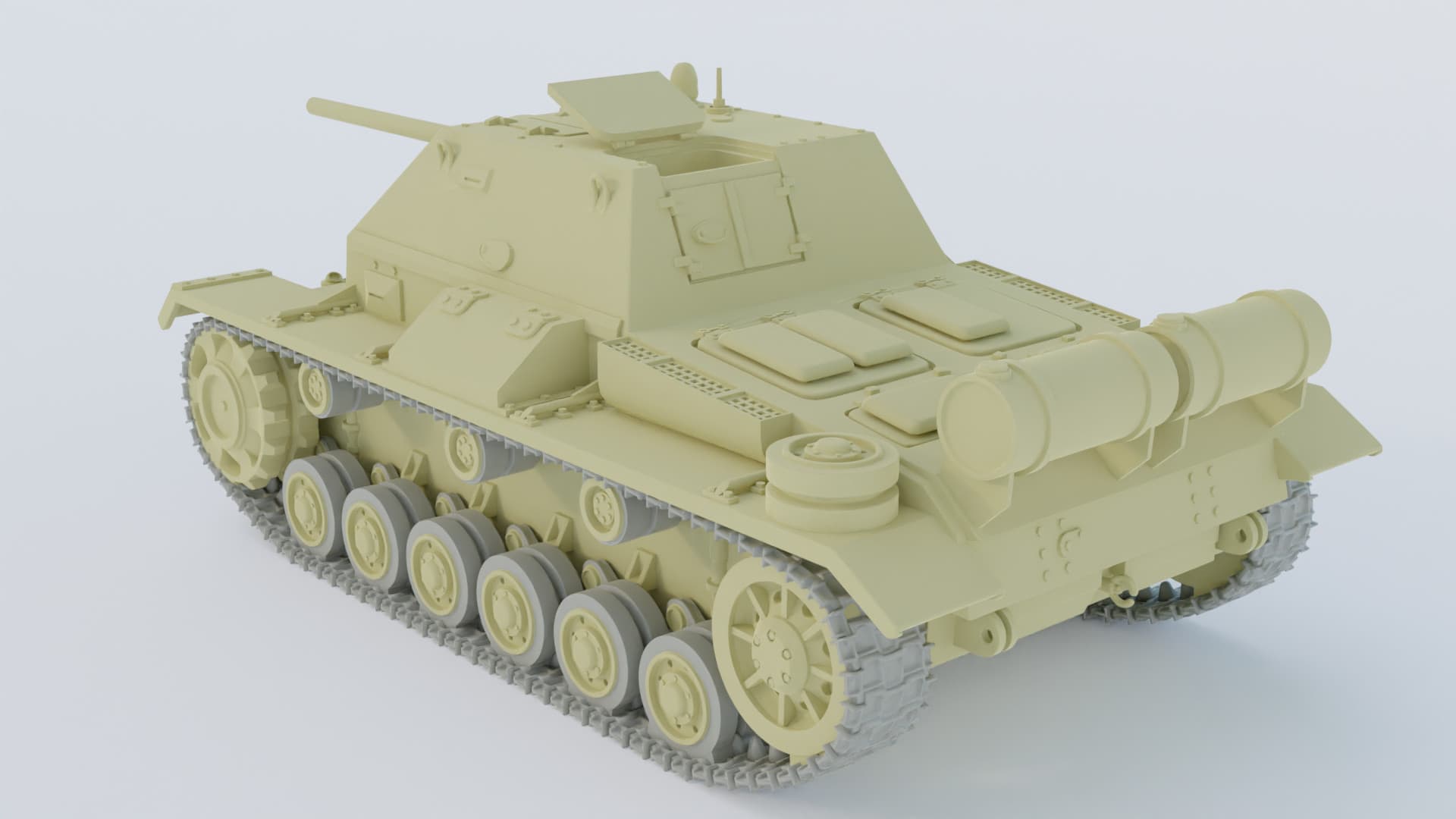 SU-76i Light SPG (USSR, WW2) by Wargame3D - Wargaming3D