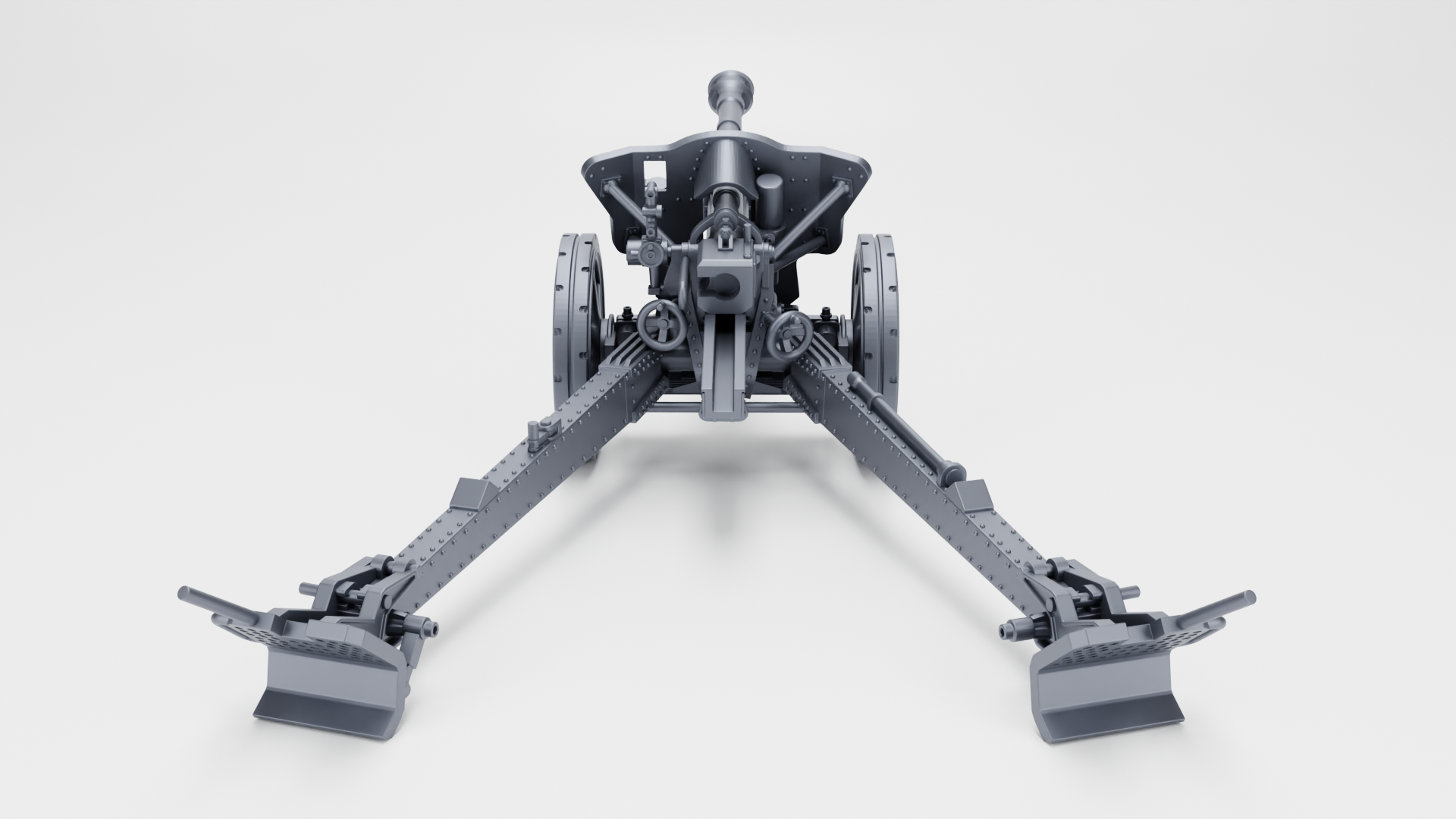 LeFh18 10.5cm light howitzer (Germany, WW2) by Wargame3D - Wargaming3D