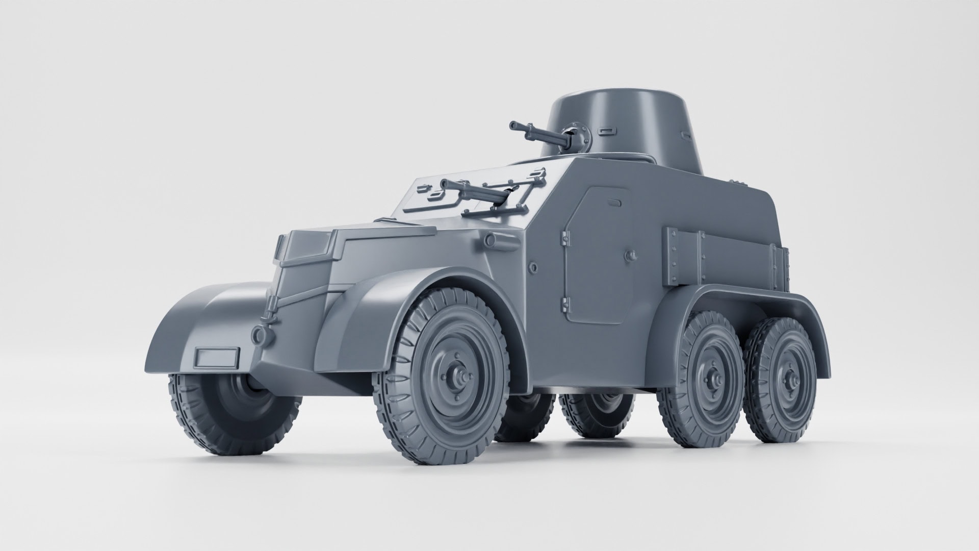 Armored car Tatra OA vz.30 (Czech, WW2) by Wargame3D - Wargaming3D