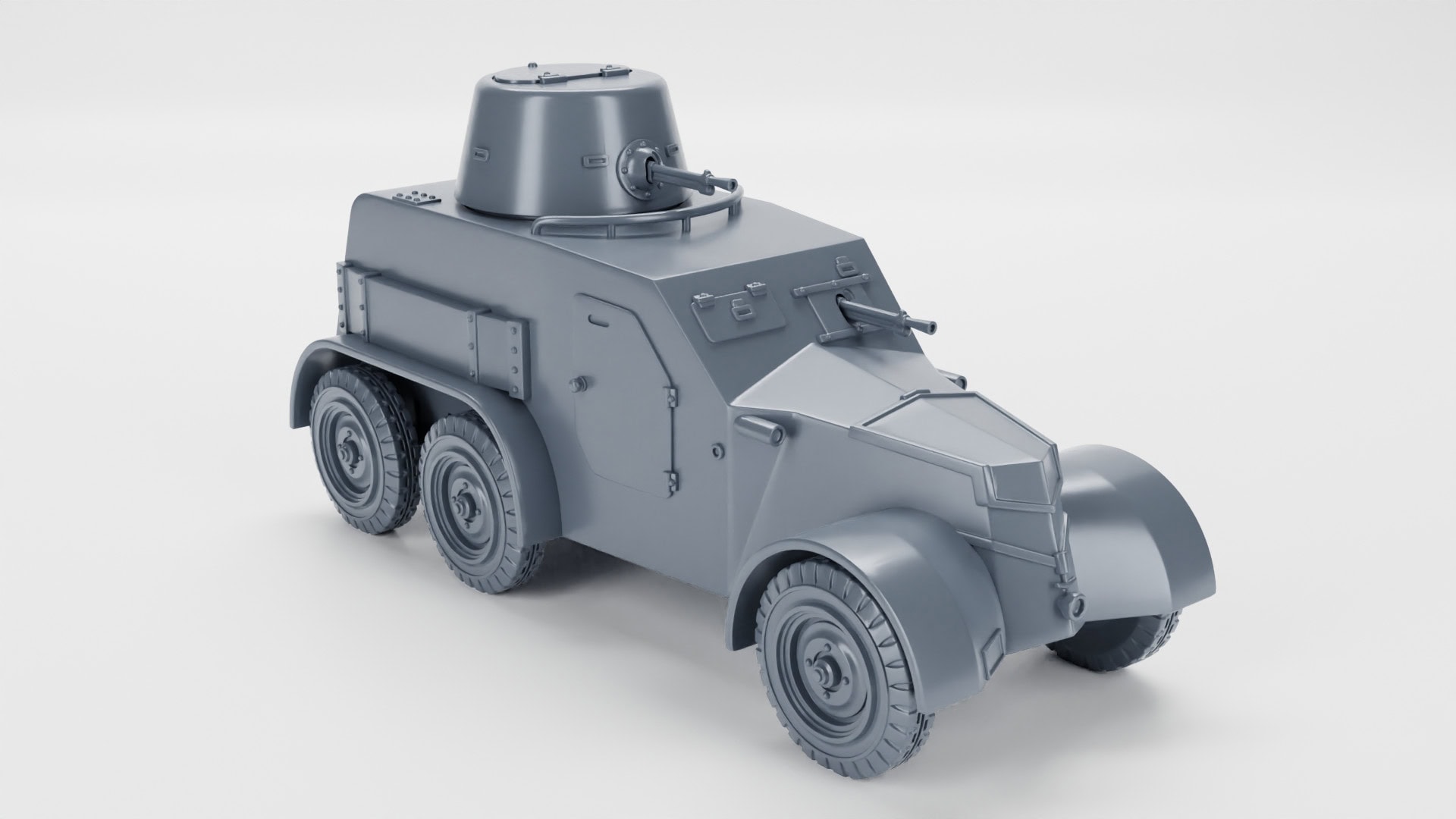 Armored car Tatra OA vz.30 (Czech, WW2) by Wargame3D - Wargaming3D