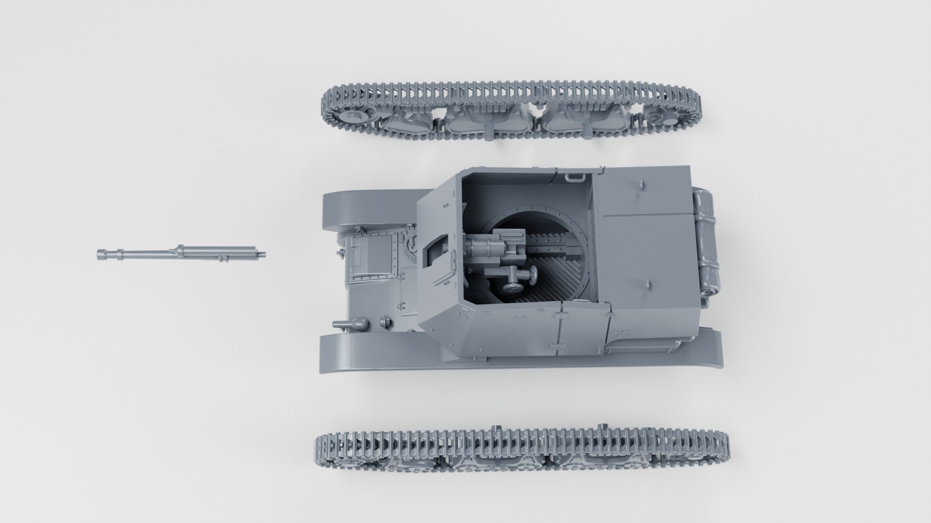 Panzerjager 35R (with 4.7cm Pak anti-tank gun) (Ad-Hoc, Germany, WW2 ...