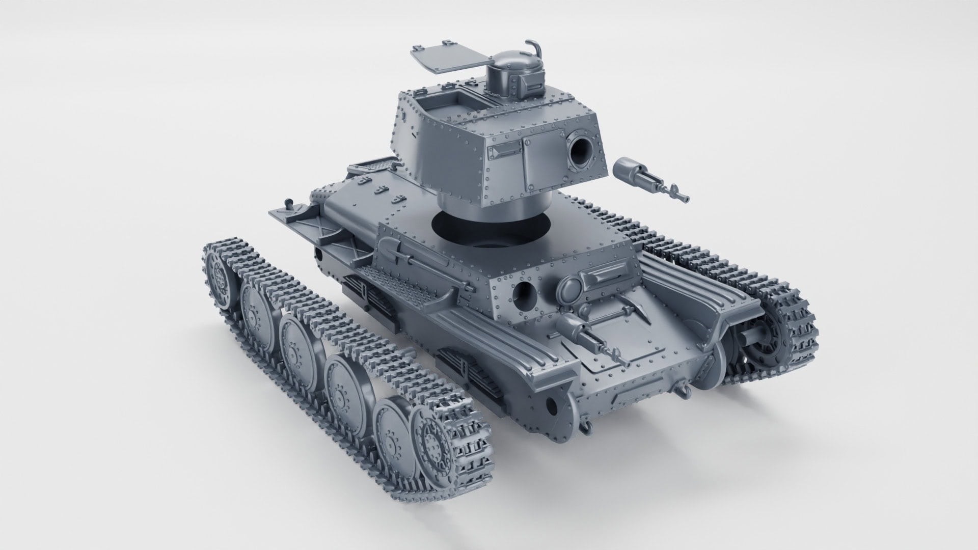 Light Tank CKD LT Vz.40 (Skoda) - 2 options (Czech, WW2) by Wargame3D ...