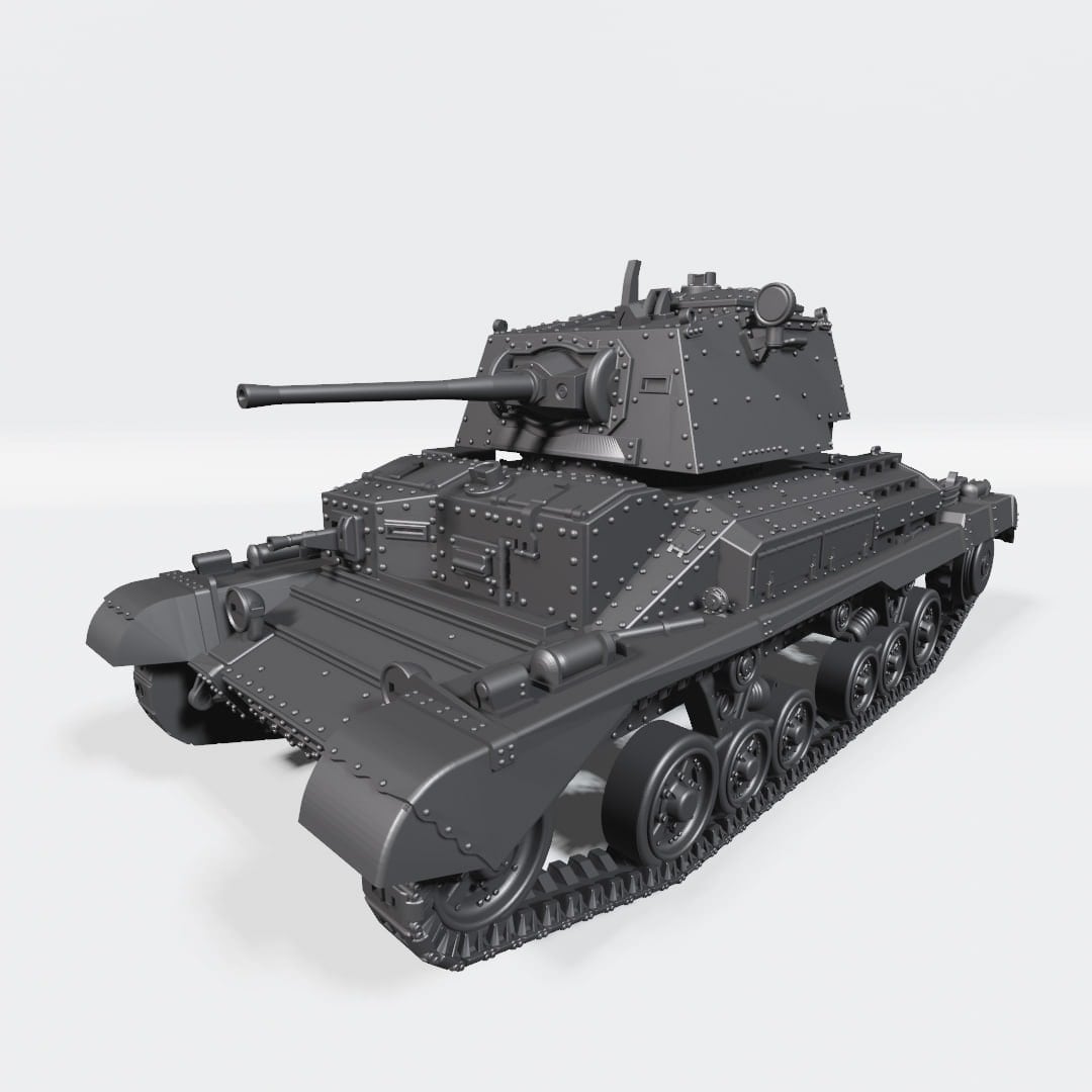 Cruiser Tank A10 Mk.II with 2pdr gun (UK, WW2) by Wargame3D - Wargaming3D