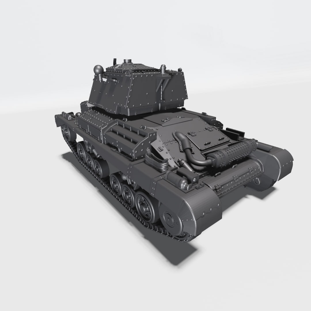 Cruiser Tank A10 Mk.II with 2pdr gun (UK, WW2) by Wargame3D - Wargaming3D