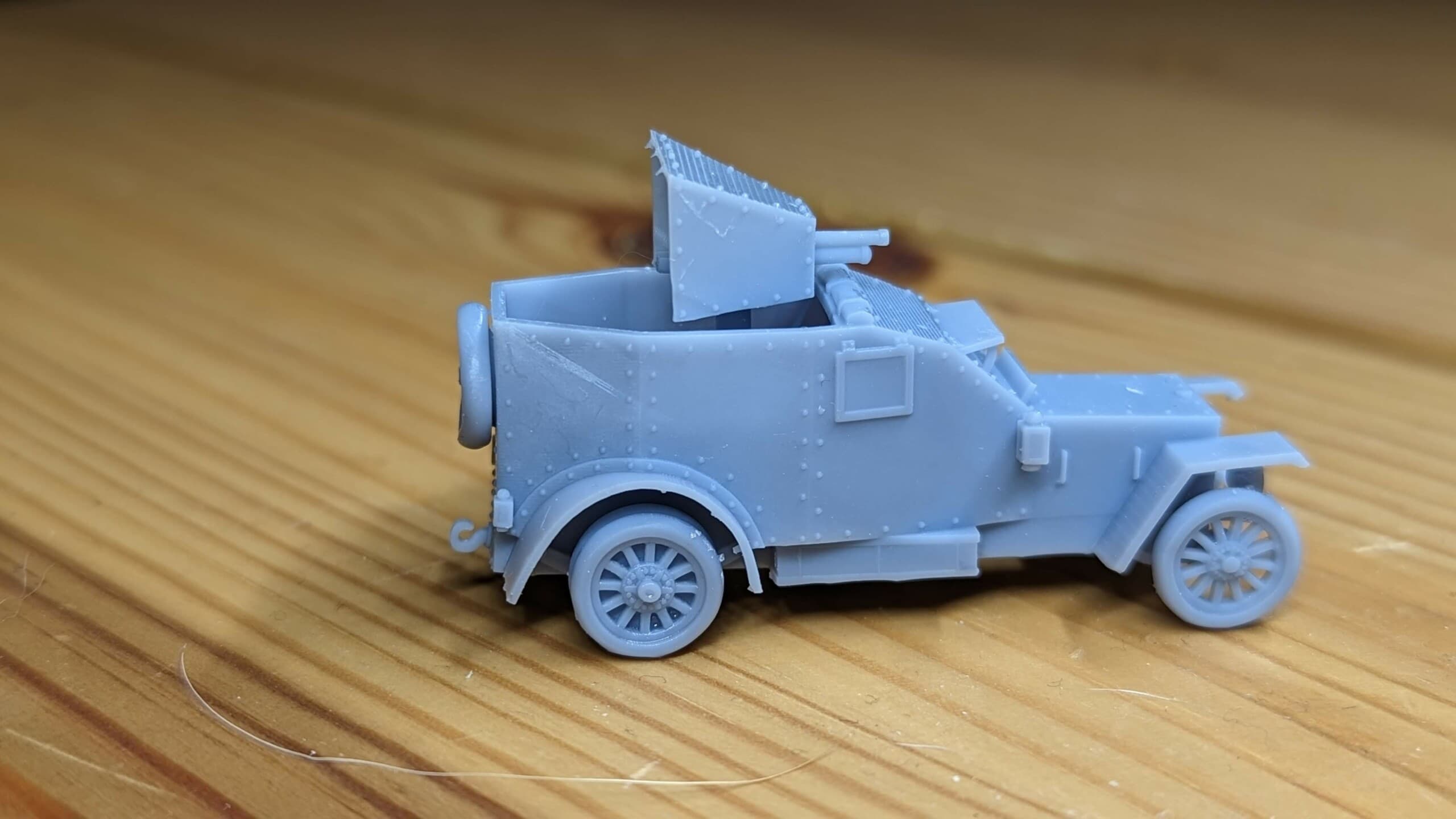 Peugeot armoured car 1914 (WW1, France) by Wargame3D - Wargaming3D