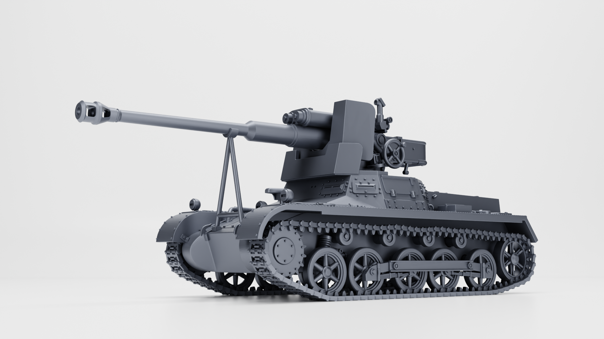 Panzer I Ausf.B mit 7.5 cm StuK 40 (Panzerjager I B) (Ad-Hoc, Germany ...