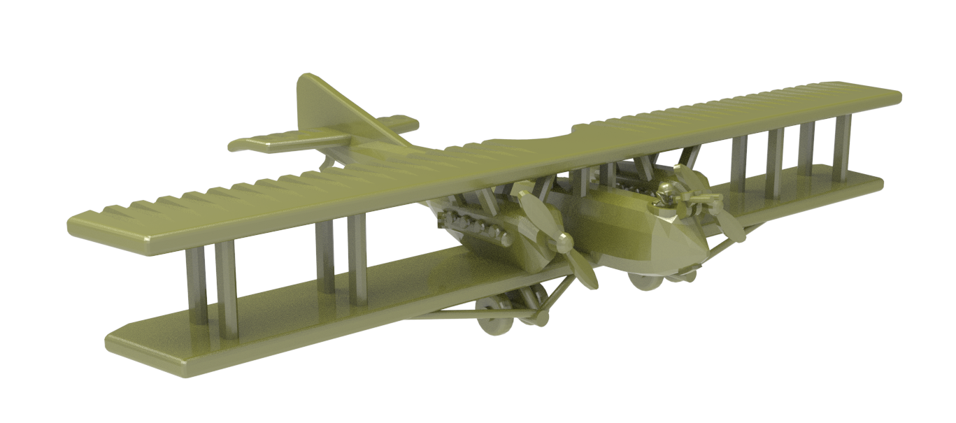 Caudron R.11 (France, WW1) (scale 1:144) by Wargame3D - Wargaming3D