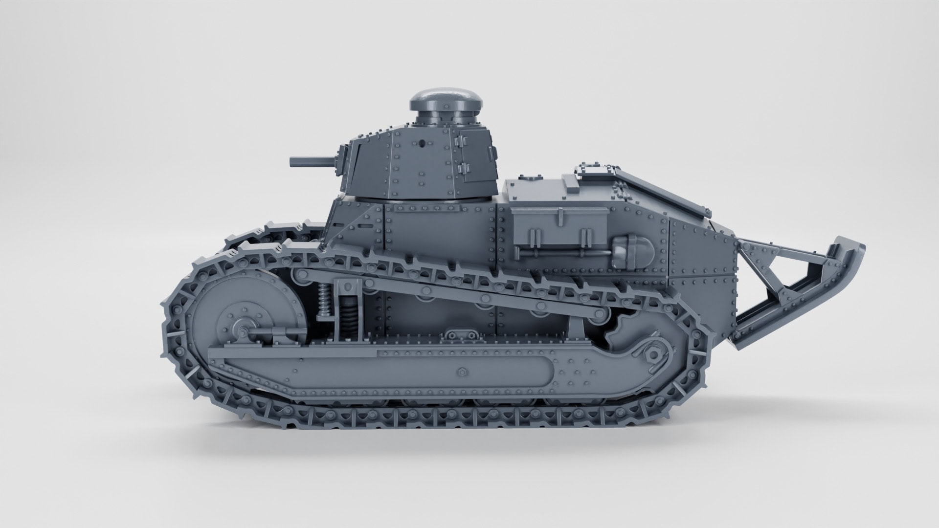 M1917 Light Tank with 2 optional turret guns (US, 1918, Interwar) by ...