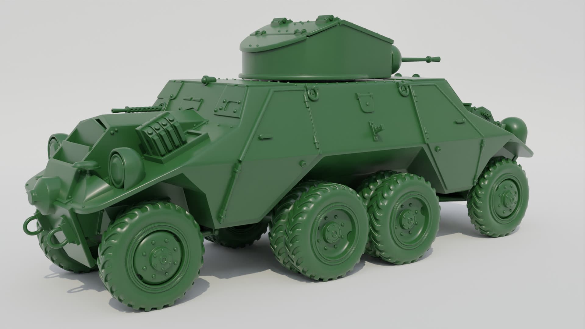 Steyr ADGZ Armored Car (8 Rad) + 2 Tankmen (Austria, Germany, WW2) by ...