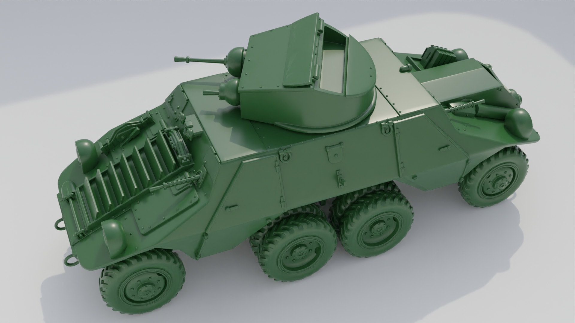 Steyr ADGZ Armored Car (8 Rad) + 2 Tankmen (Austria, Germany, WW2) by ...