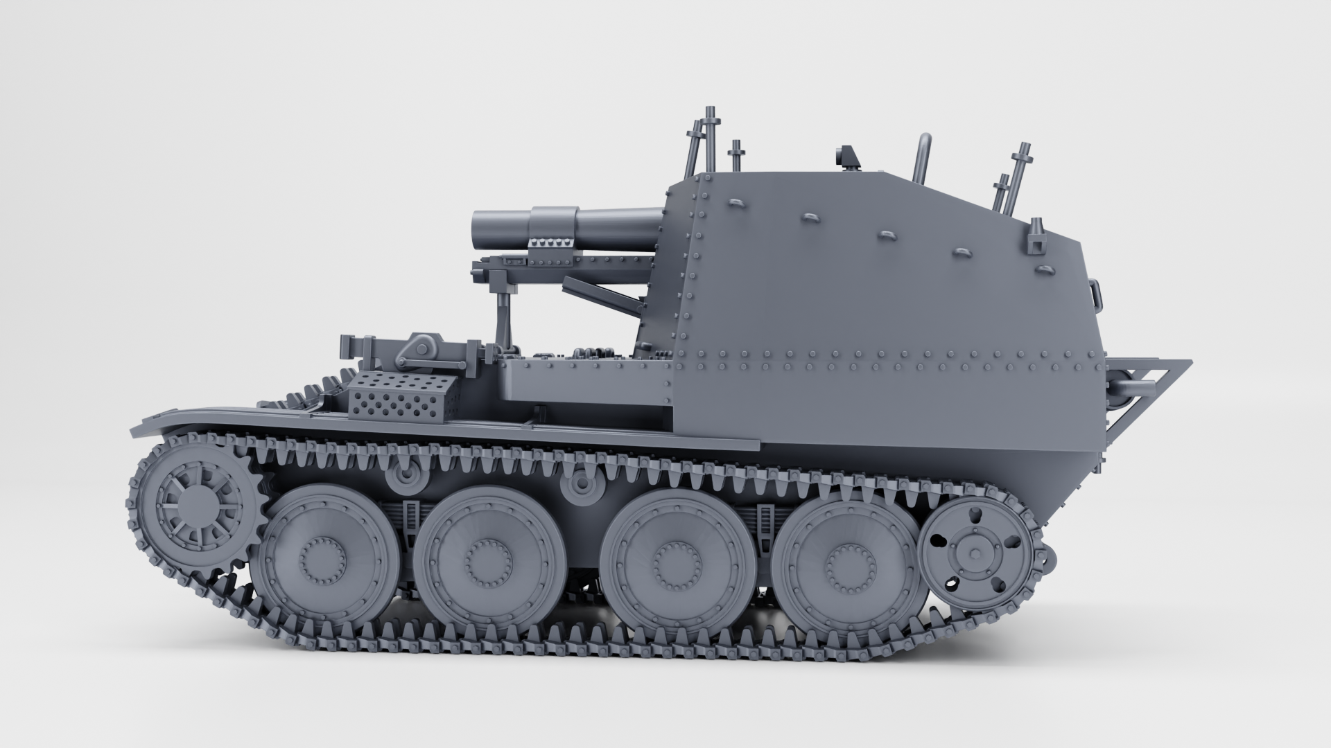 sIG 33 auf Panzer 38(t) Ausf.K Grille + 3 Tankmen (Germany, WW2) by ...