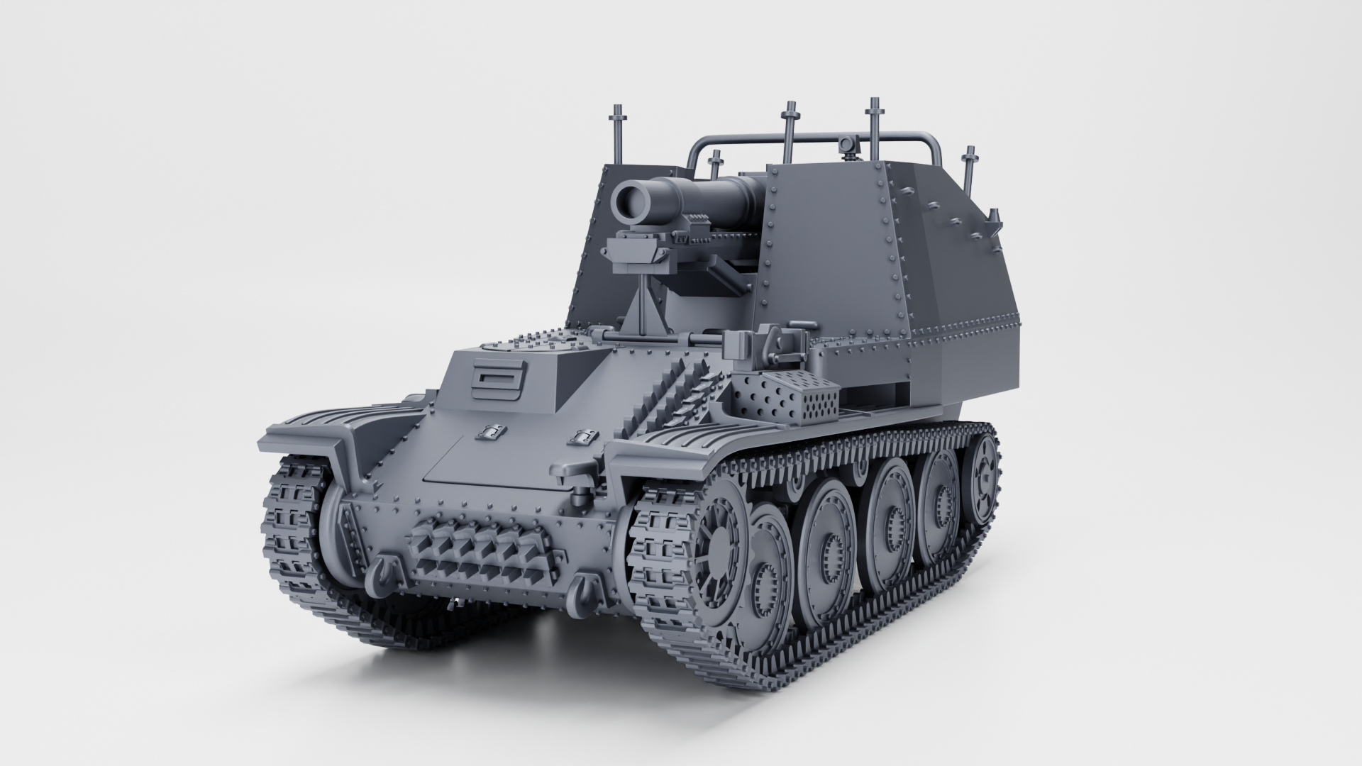 sIG 33 auf Panzer 38(t) Ausf.K Grille + 3 Tankmen (Germany, WW2) by ...