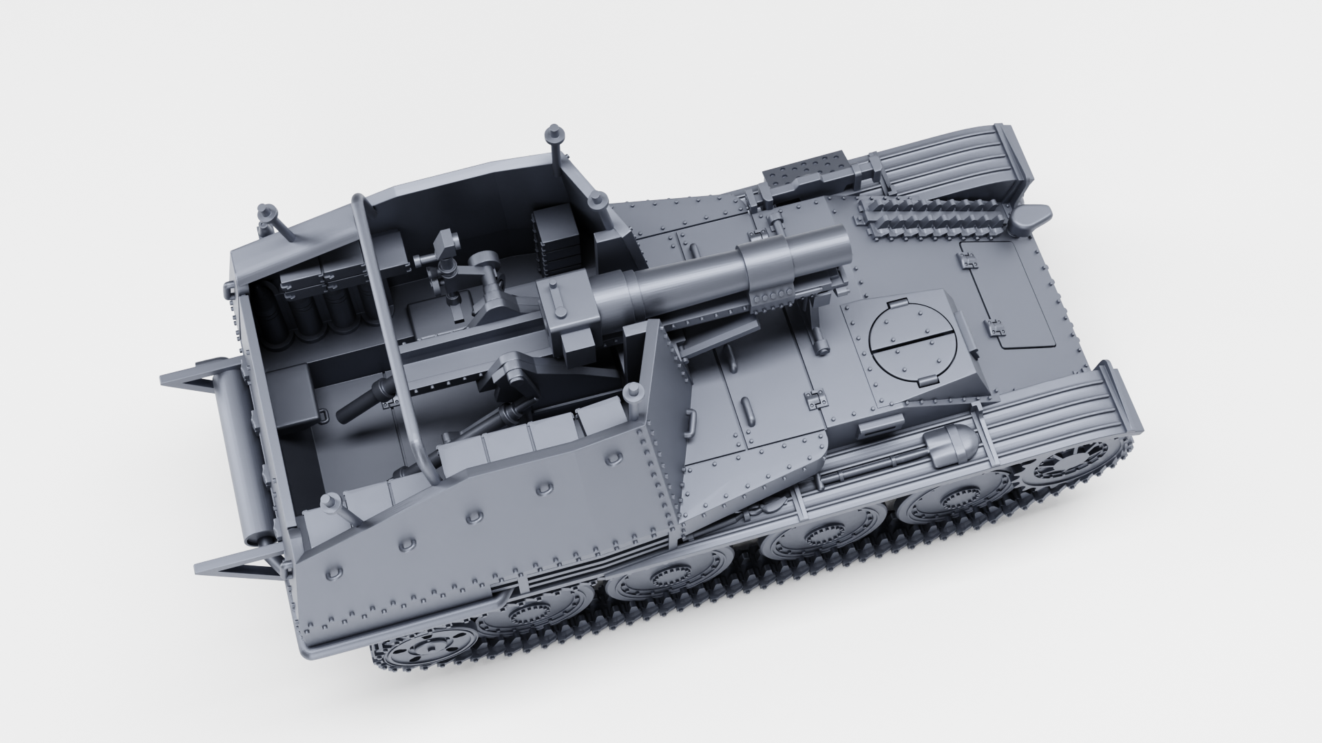 sIG 33 auf Panzer 38(t) Ausf.K Grille + 3 Tankmen (Germany, WW2) by ...