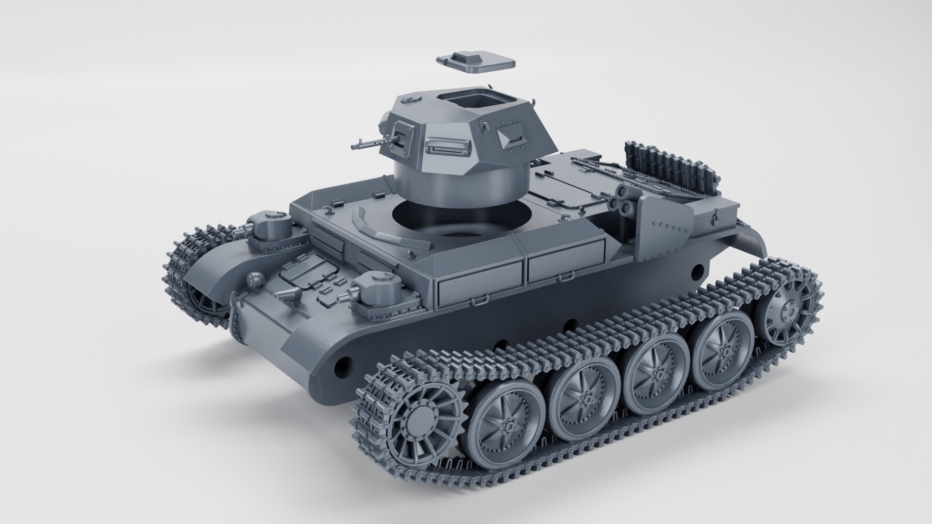 Flammpanzer II Ausf.A (Sd.Kfz.122) + 3 Tankmen (Germany, WW2) by ...