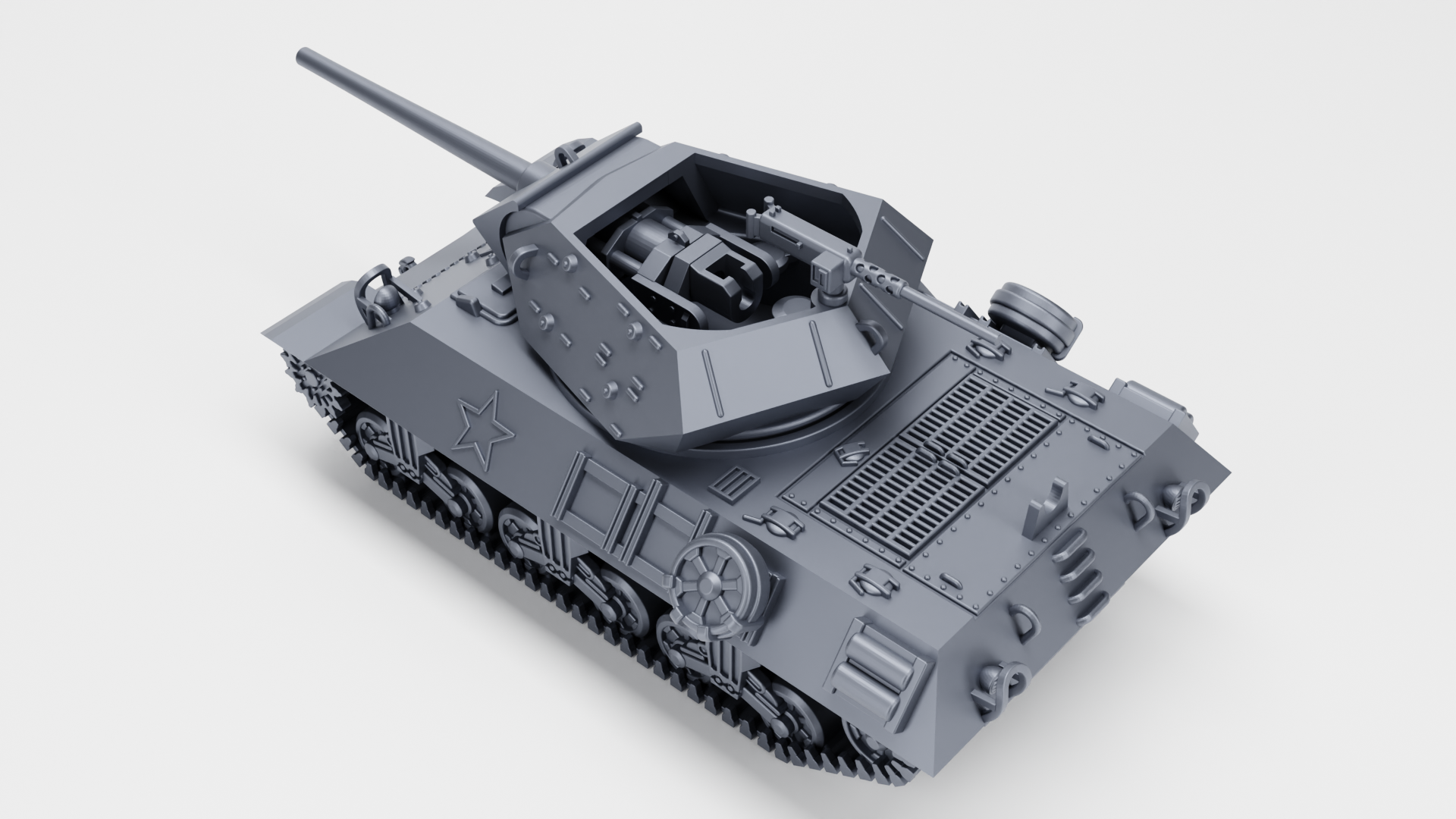 M10 GMC Tank (Wolverine) (USA, WW2) by Wargame3D - Wargaming3D