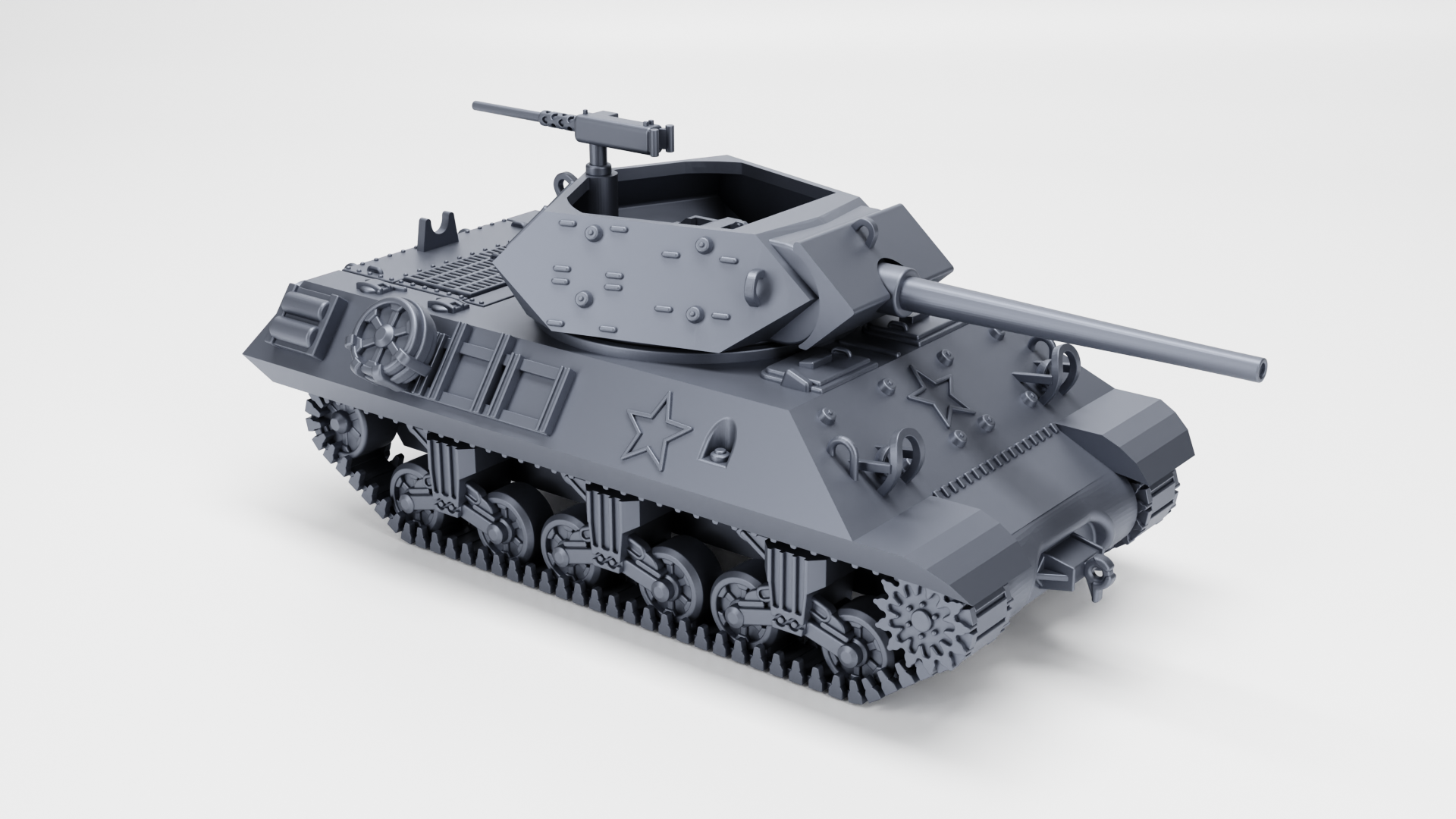 M10 GMC Tank (Wolverine) (USA, WW2) by Wargame3D - Wargaming3D