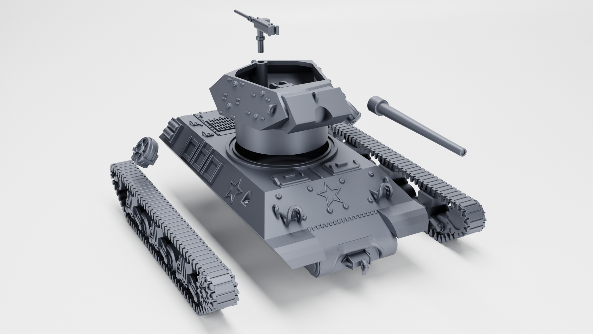 M10 GMC Tank (Wolverine) (USA, WW2) by Wargame3D - Wargaming3D
