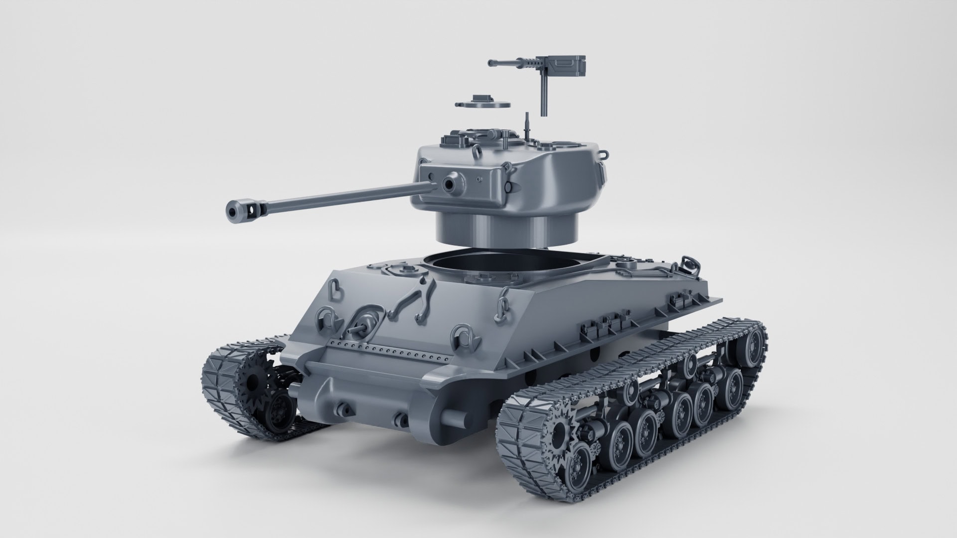 Sherman M4A3E8 “Easy Eight” (US, WW2) by Wargame3D - Wargaming3D