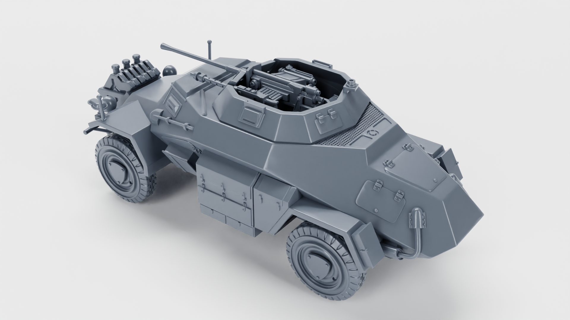 Sd.Kfz.222 Armored car (Germany, WW2) by Wargame3D - Wargaming3D