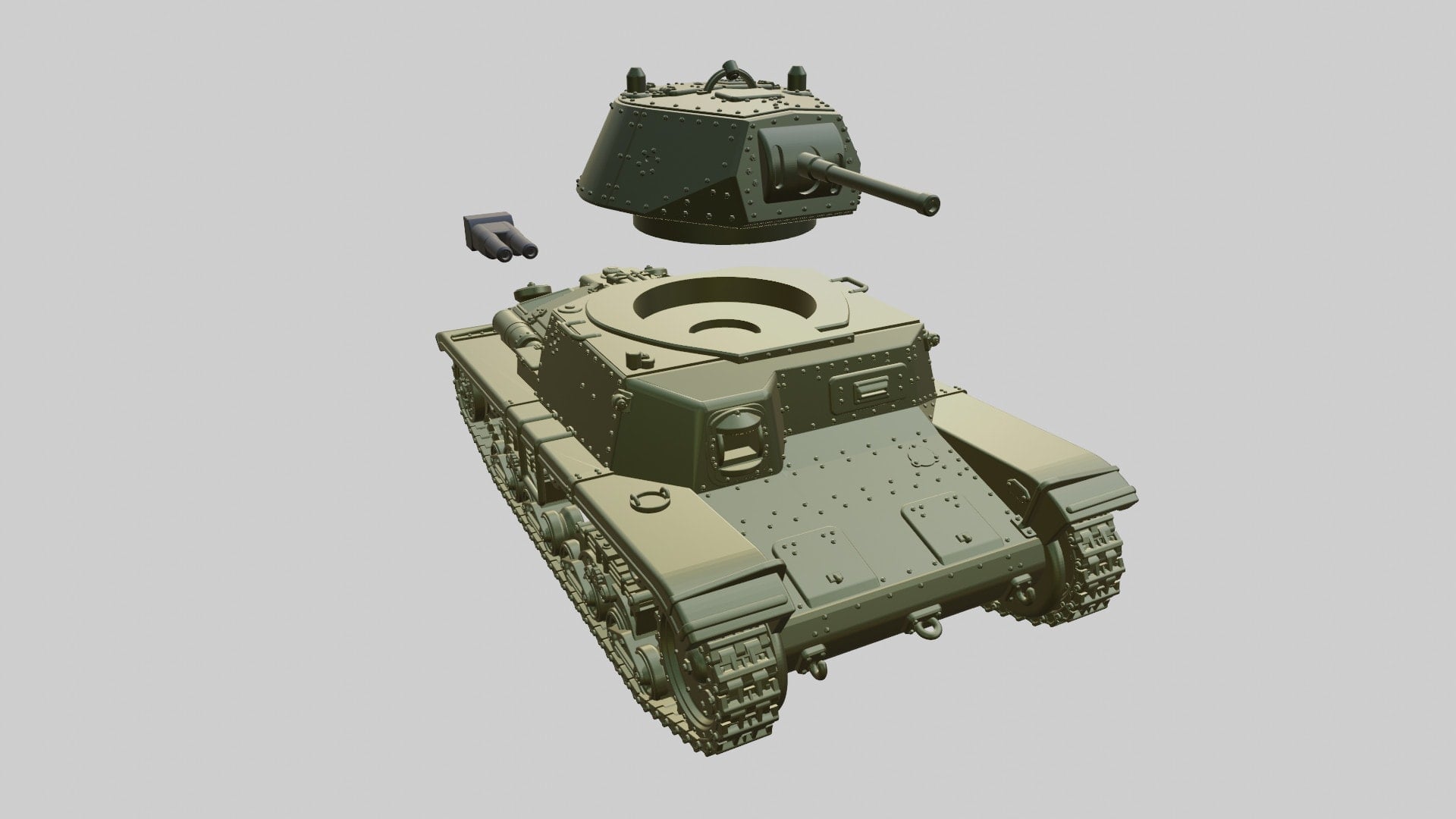 Carro Armato M14/41 (Italy, medium tank, WW2) by Wargame3D - Wargaming3D