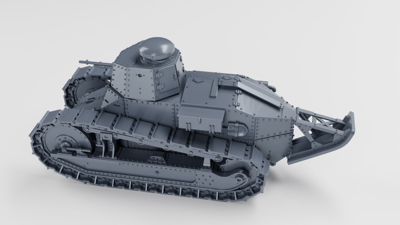Light Tank Renault FT-17 (France, 1917-1945) by Wargame3D - Wargaming3D