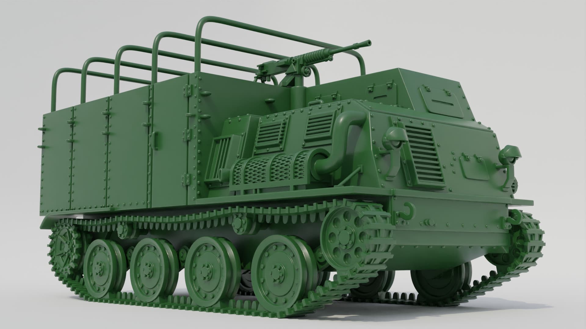 Type 1 Ho-Ki APC + 2 Crewmen (Japan, WW2) by Wargame3D - Wargaming3D