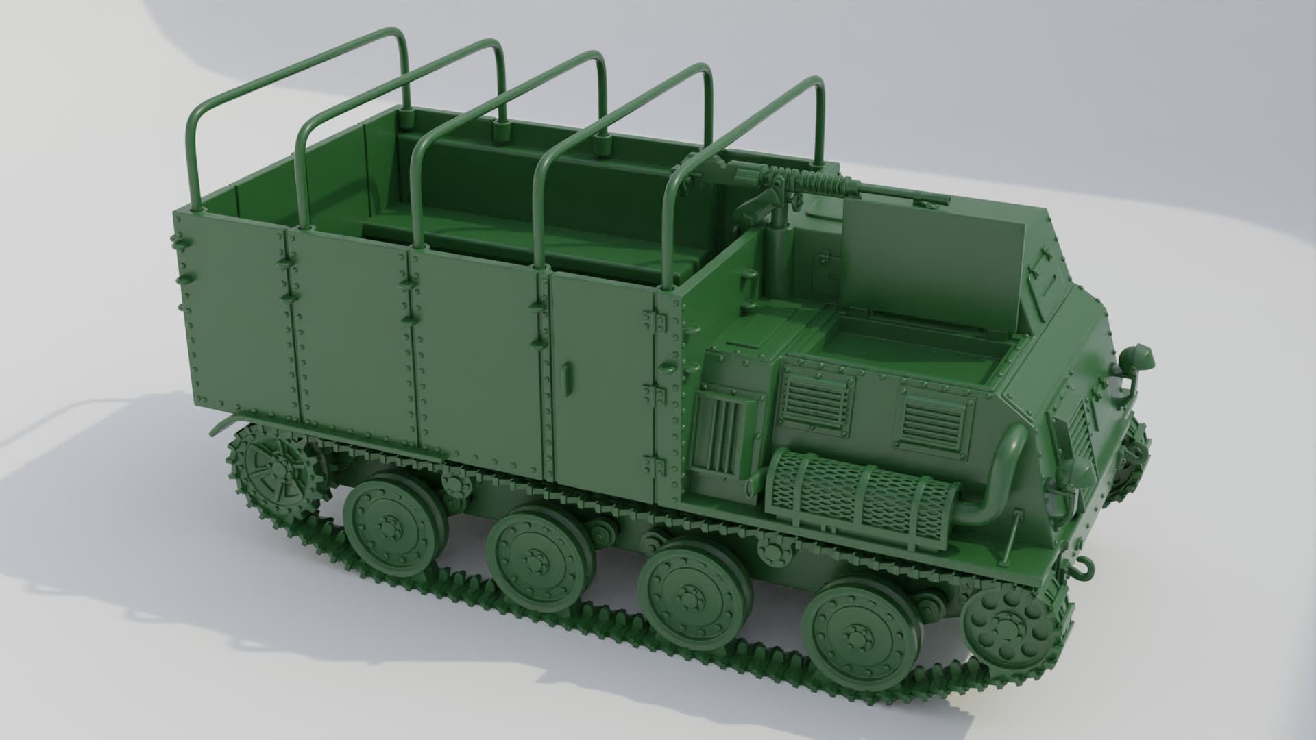 Type 1 Ho-Ki APC + 2 Crewmen (Japan, WW2) by Wargame3D - Wargaming3D