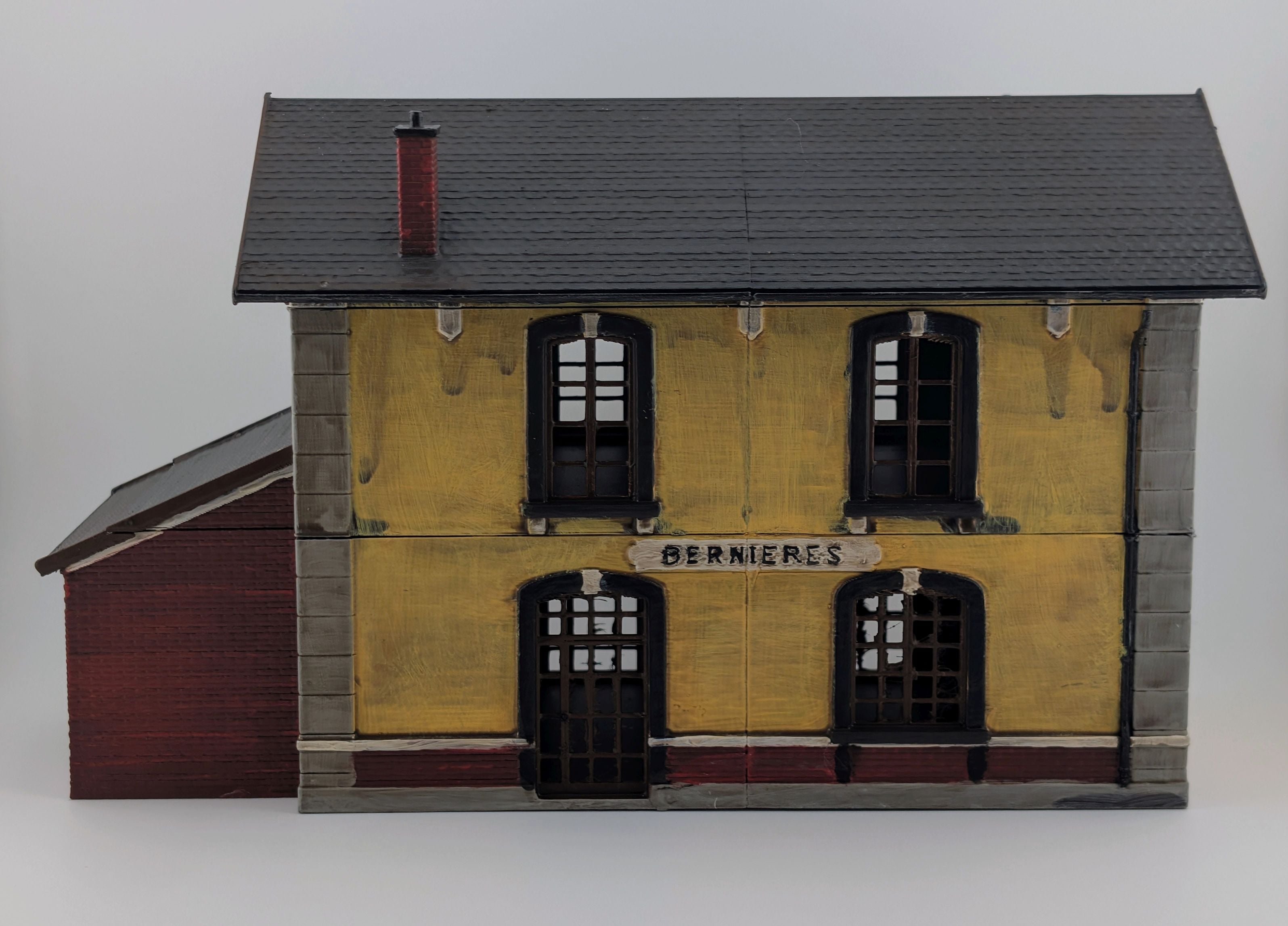 Bernieres Train Station (28mm) - undamaged+damaged (Juno beach ...