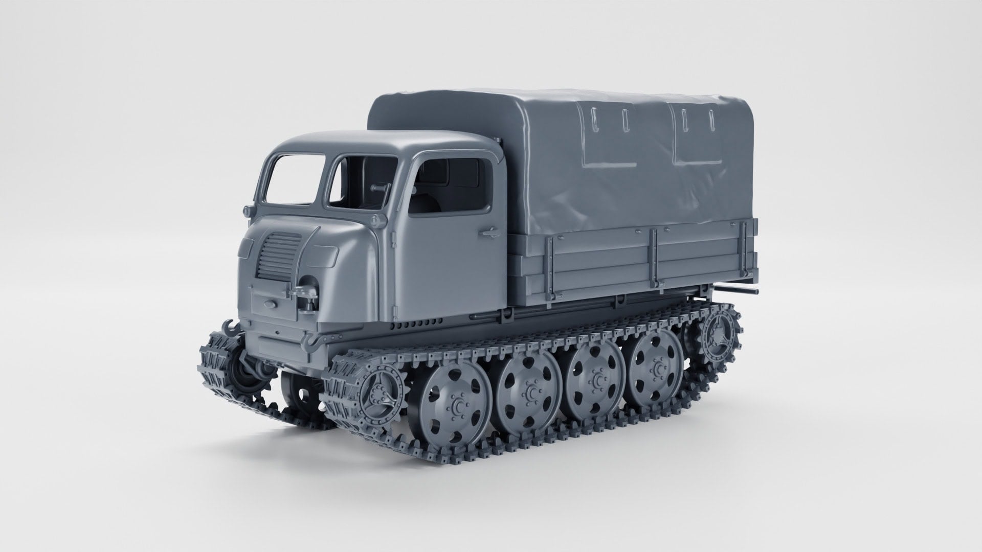 Raupenschlepper Ost (RSO) (Germany, WW2) by Wargame3D - Wargaming3D