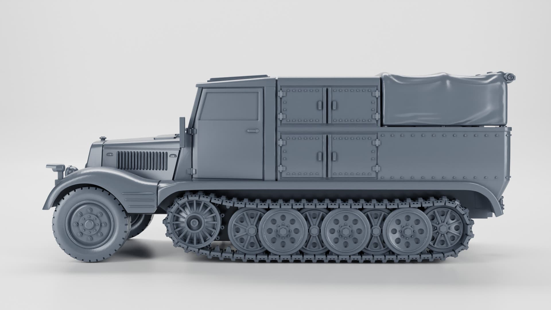 37M Hansa Lloyd Artillery tractor (Hungary, WW2) by Wargame3D - Wargaming3D