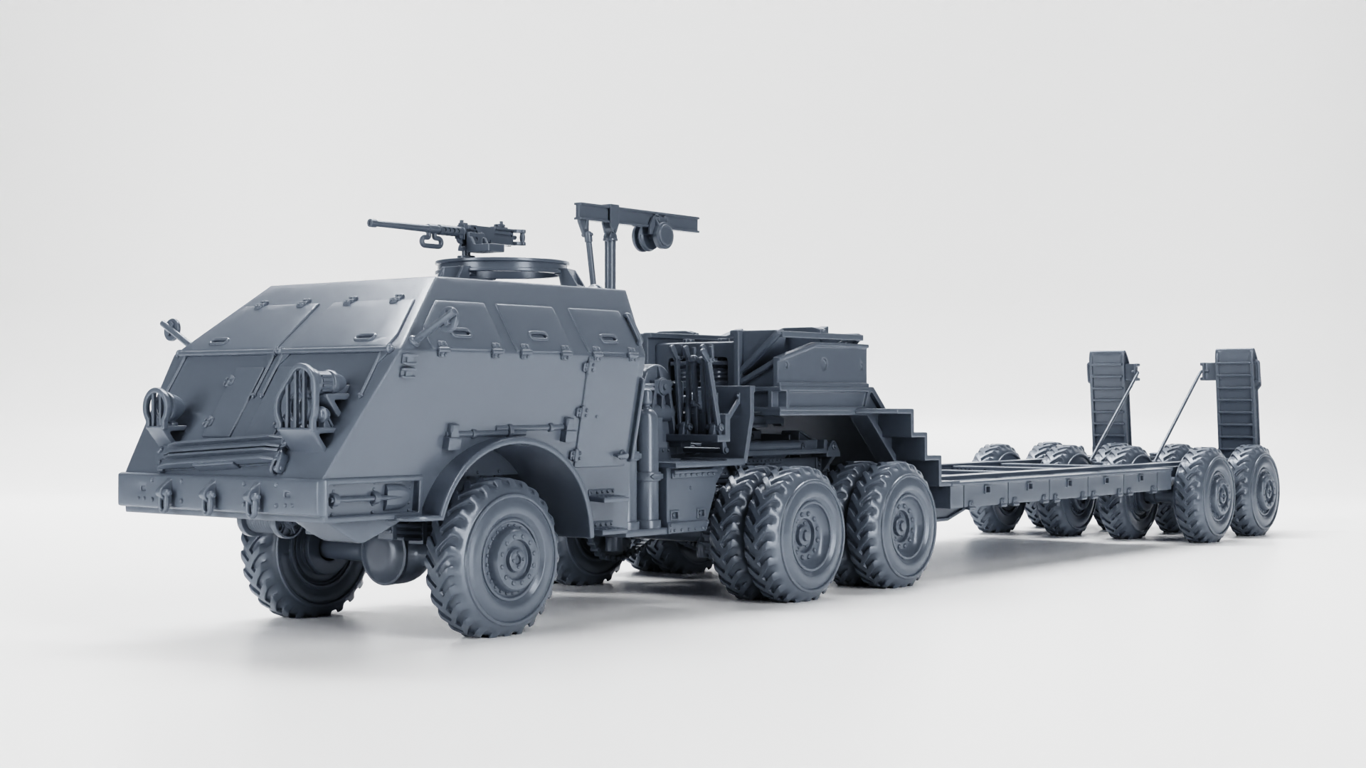M26 Tank transporter (6x6)+M15 semi-trailer (40-ton) - "Dragon Wagon ...