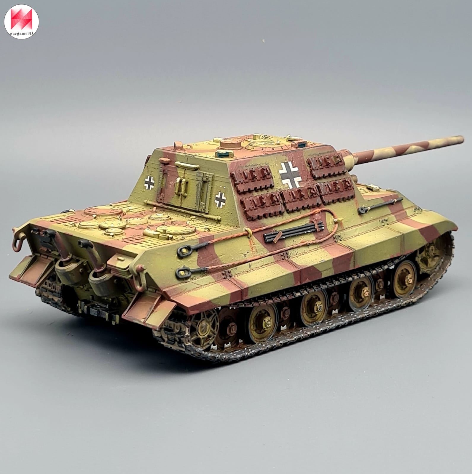 Jagdtiger (Sd.Kfz.186) - Porsche suspension + 3 Tankmen (Germany, WW2 ...