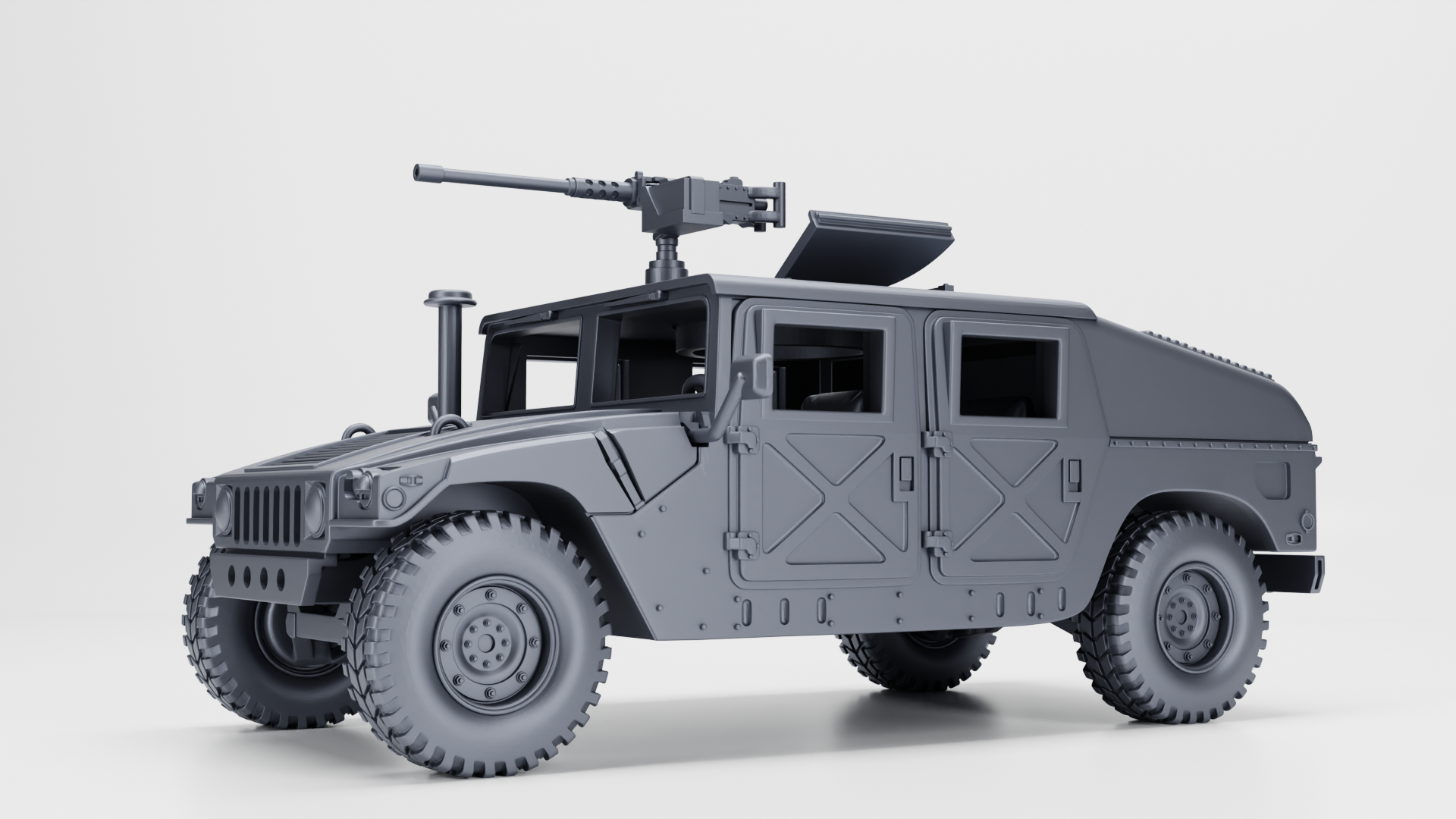 HMMWV Humvee (Hummer H1) (US, Cold War) (1:56 and 1:100 scale) by ...