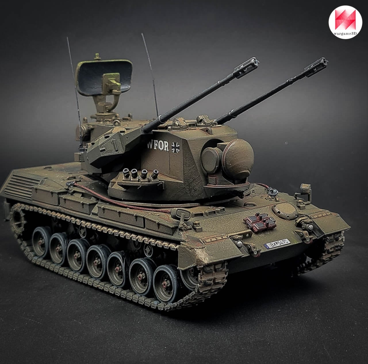 Flakpanzer Gepard SPAAG (Germany, Cold war) (scale 1:56 and 1:100) by ...