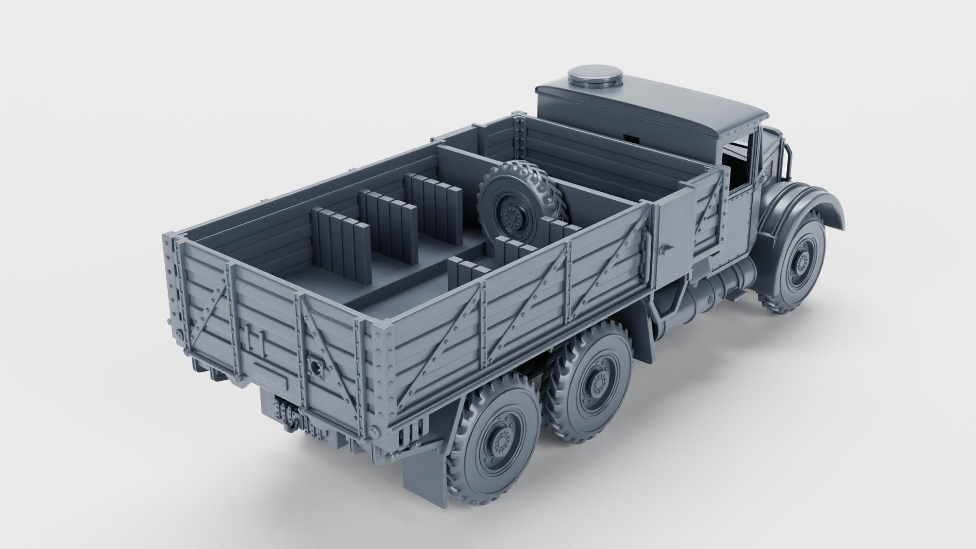 Albion CX22 Heavy artillery tractor (UK) by Wargame3D - Wargaming3D