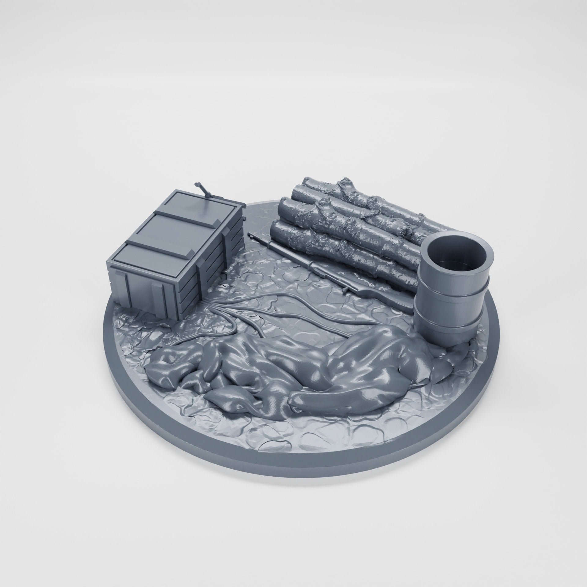 Objective marker#23 for Bolt Action (diameter 60mm) (scale 1:56) by ...