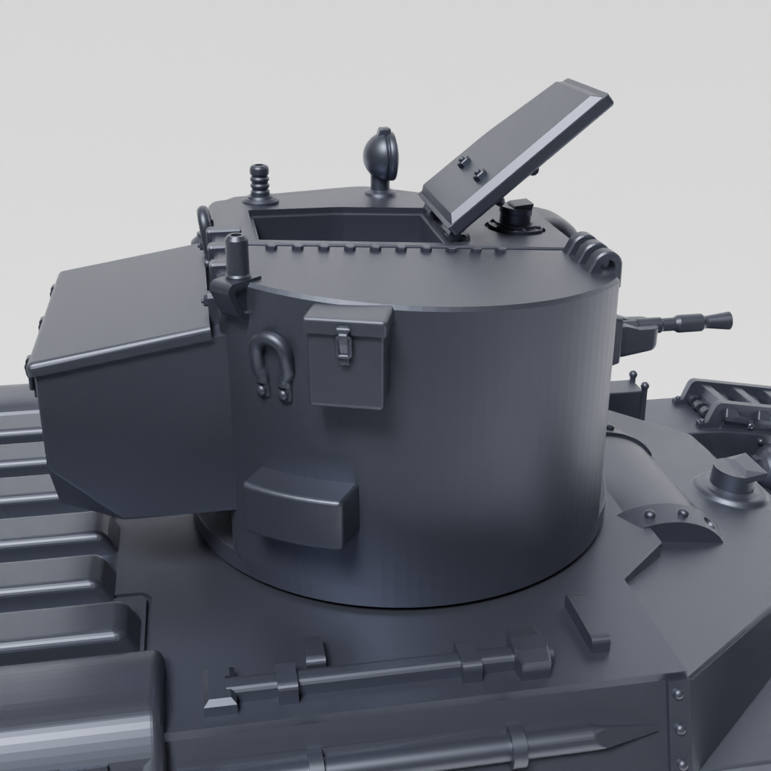 Matilda CDL (Canal Defence Lights) (UK, Ad-hoc, WW2) by Wargame3D ...