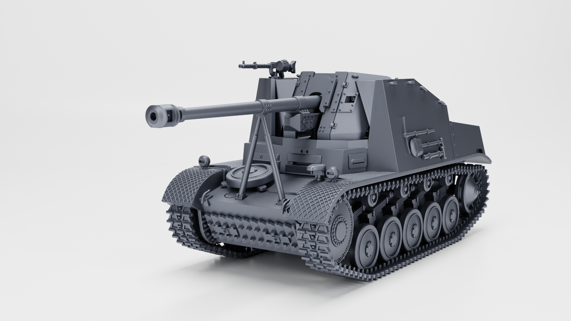Marder II Ausf.F (Sd.Kfz.131) (Germany, WW2) by Wargame3D - Wargaming3D