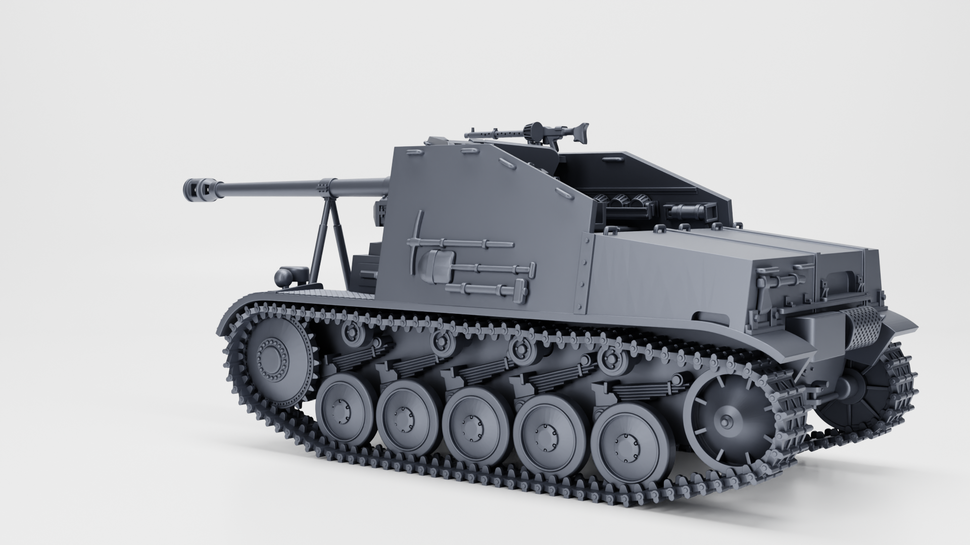 Marder II Ausf.F (Sd.Kfz.131) (Germany, WW2) by Wargame3D - Wargaming3D