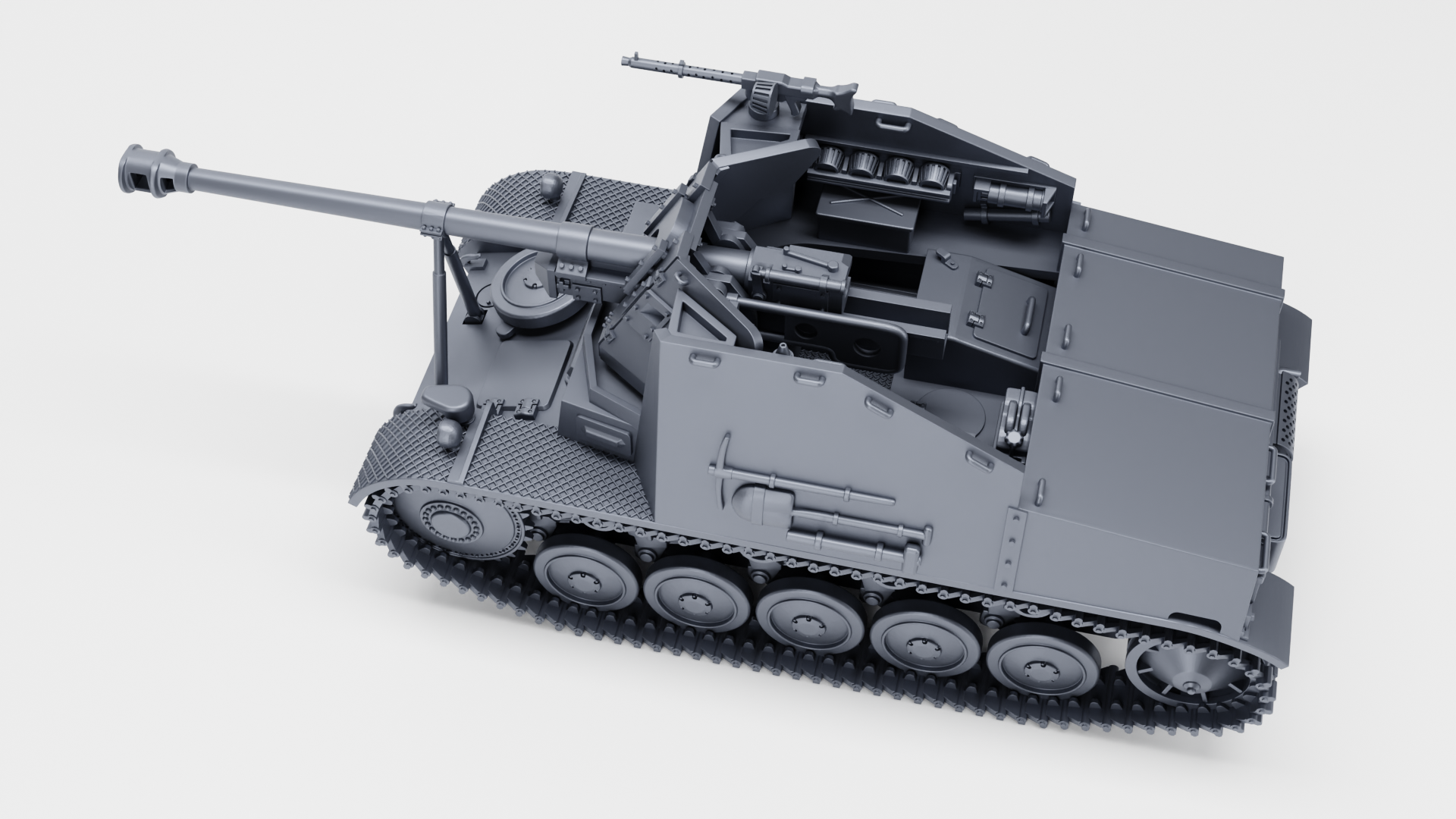 Marder II Ausf.F (Sd.Kfz.131) (Germany, WW2) by Wargame3D - Wargaming3D