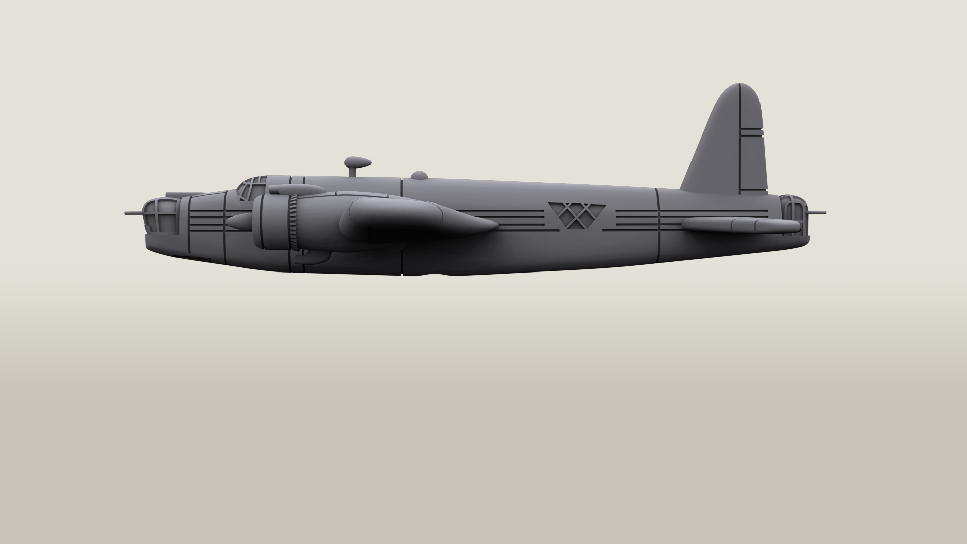 Vickers Wellington B Mark X (UK, WW2) by Wargame3D - Wargaming3D