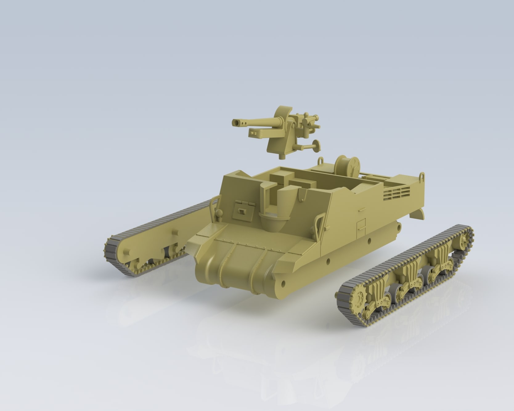 M7 Sexton self-propelled artillery tank (Canada, WW2, Lend-Lease) by ...